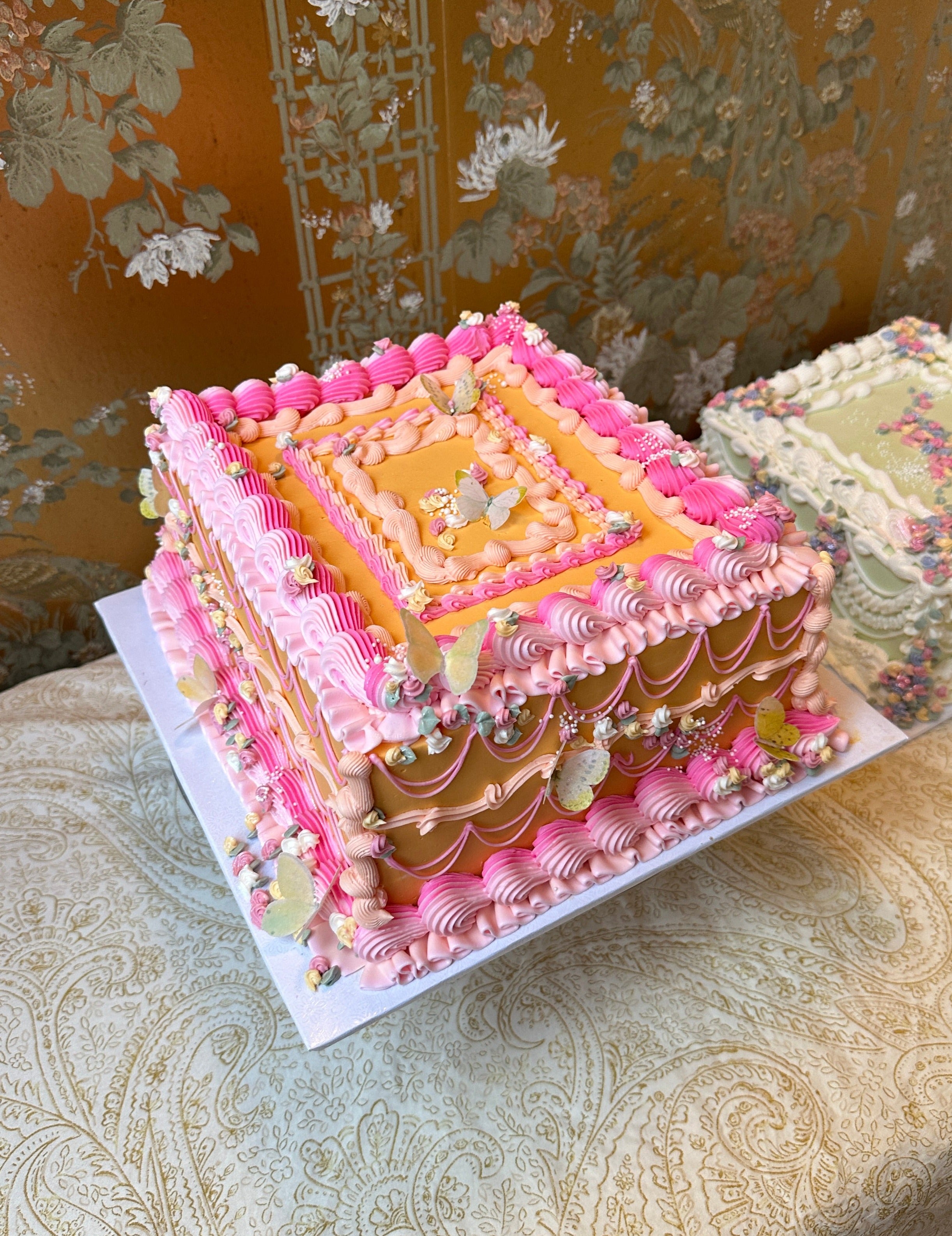 Butterfly Birthday Sheet Cakes Butterfly Birthday Cake With Cake Mix